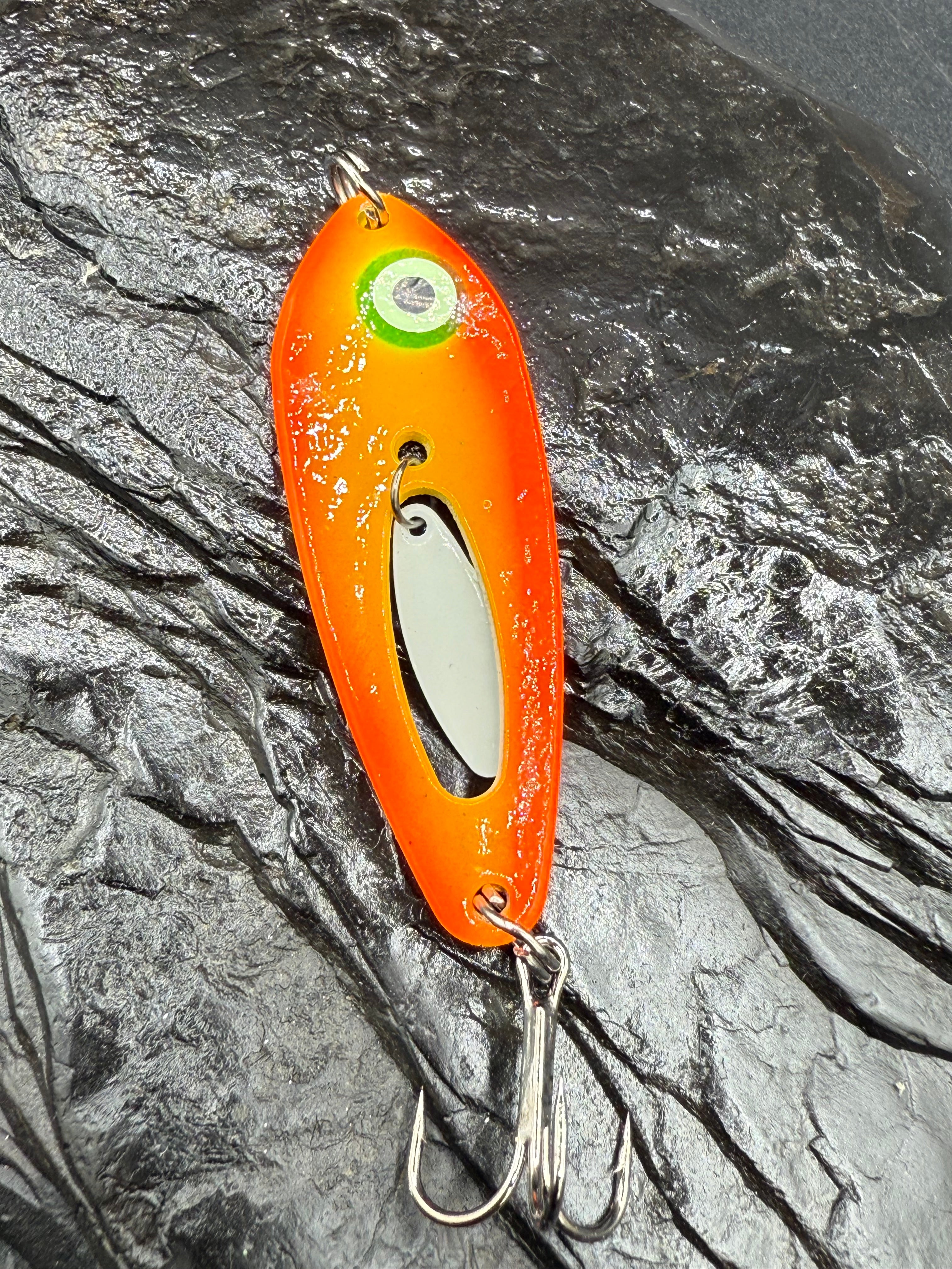 CLACKER SPOON ORANGE CRUSH – Meegs Lures