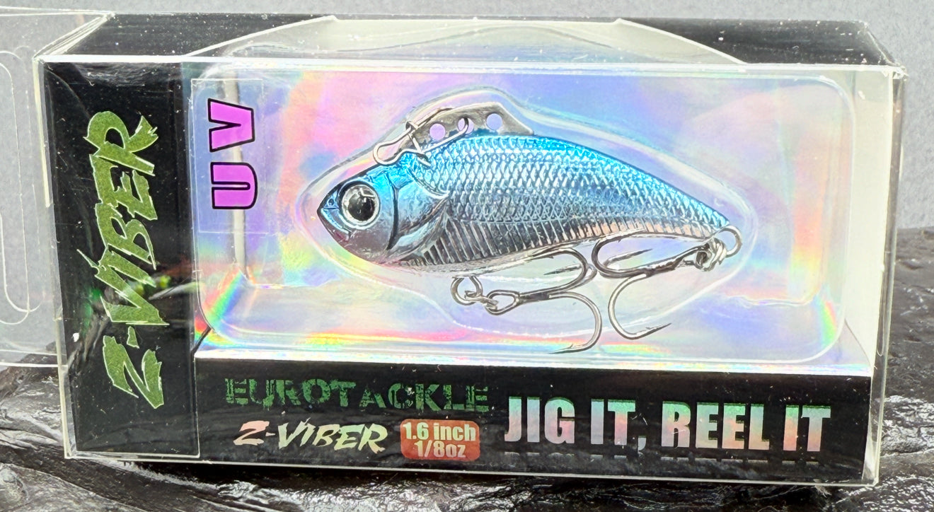 Eurotackle Z VIBER blue chrome – Meegs Lures