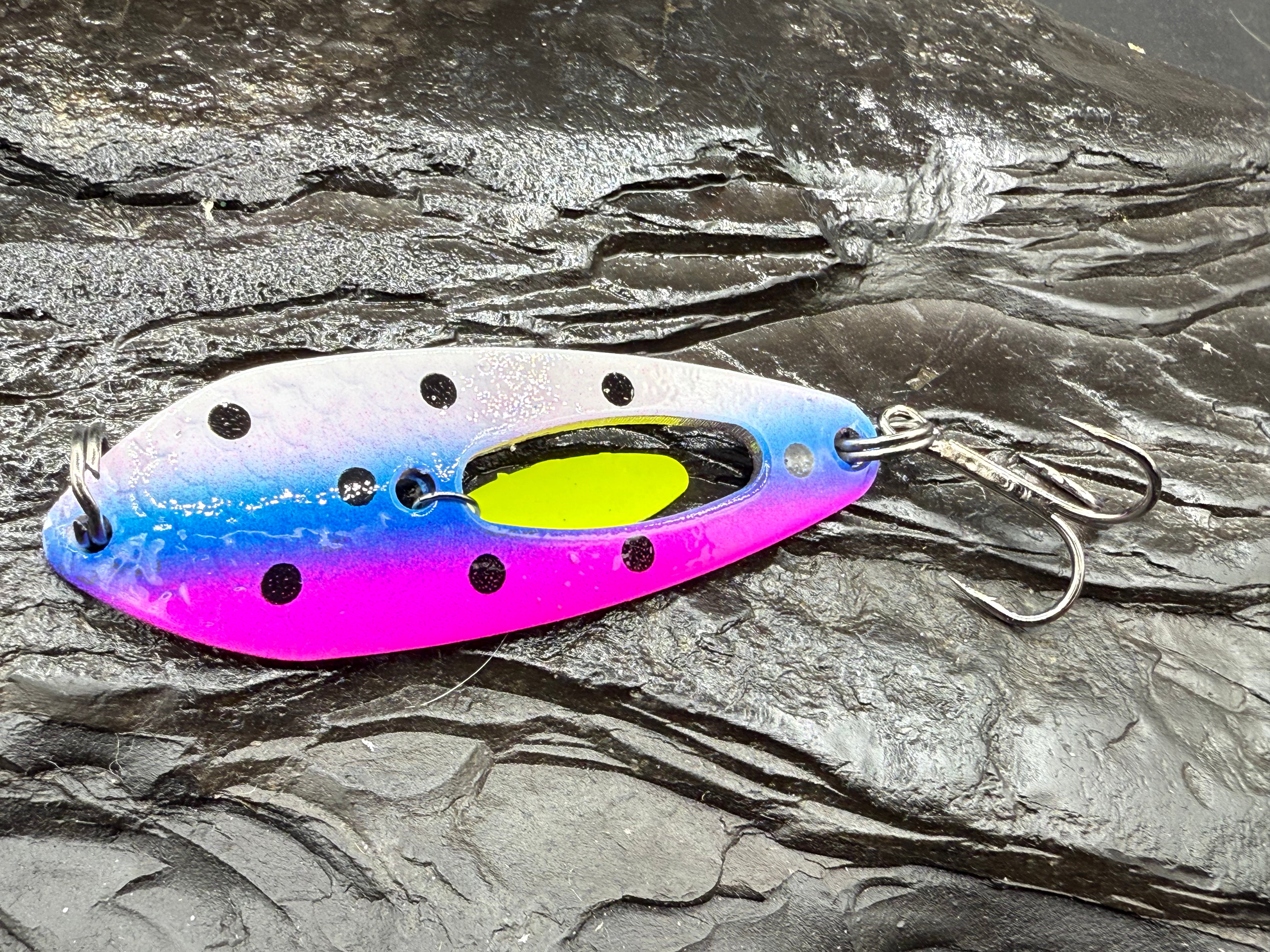 CLACKER SPOON RAINBOW TROUT – Meegs Lures