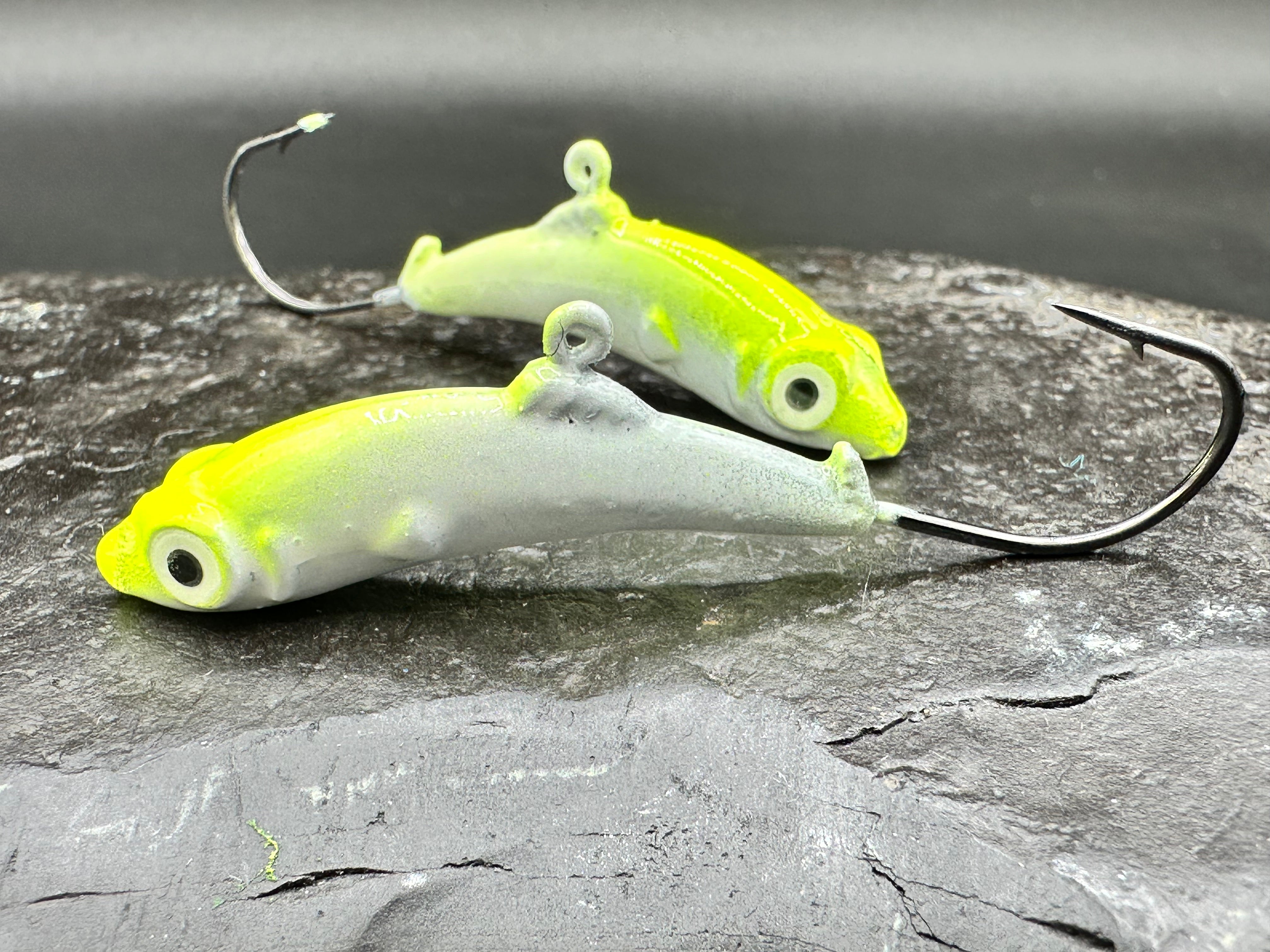 Meegs Original Jig CHARTRUCE BACK/ PEARL BODY 2/pk DISCONTINUED – Meegs ...