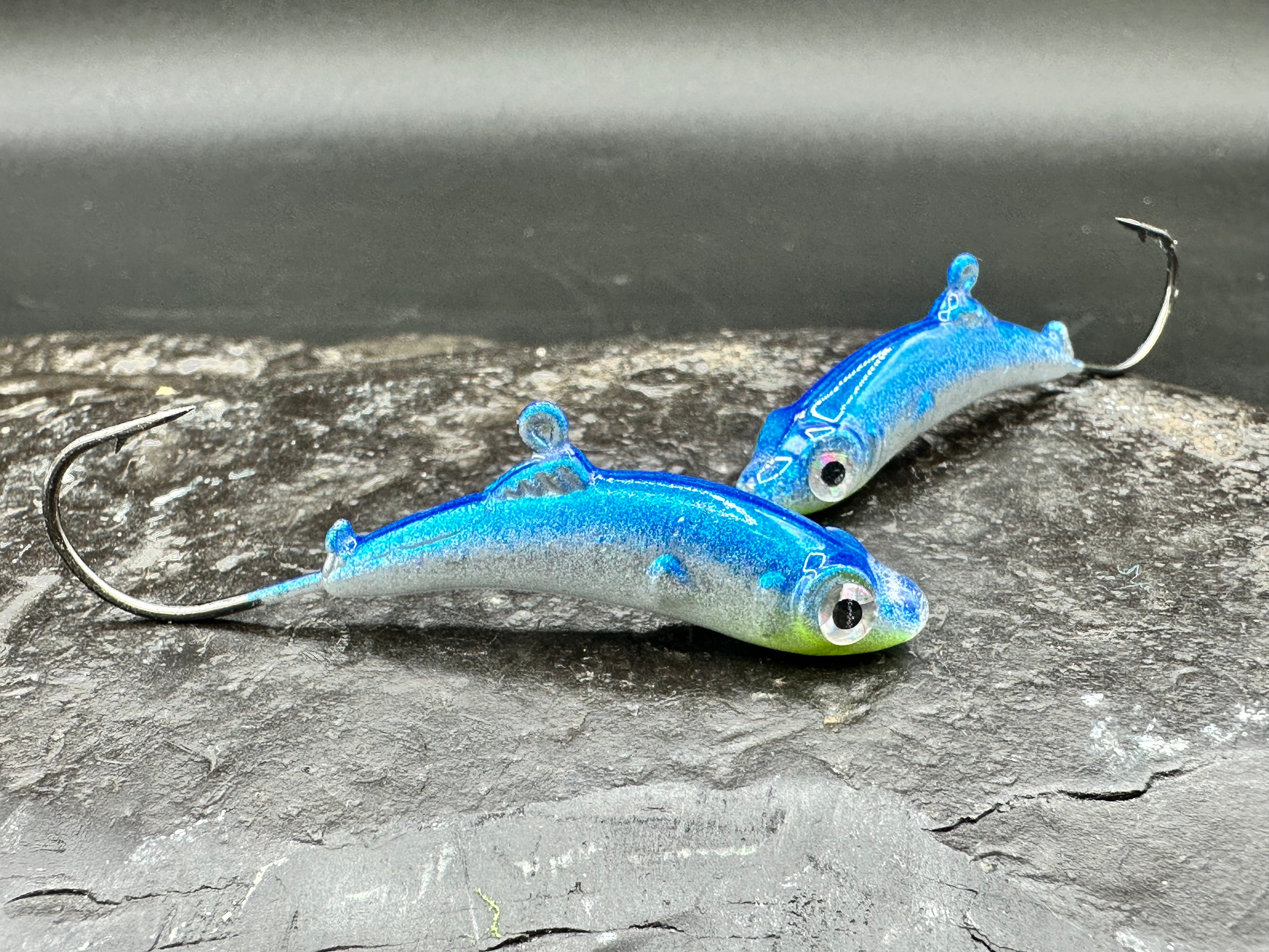 Meegs Original Jig BLUE SILVER 2/pk – Meegs Lures